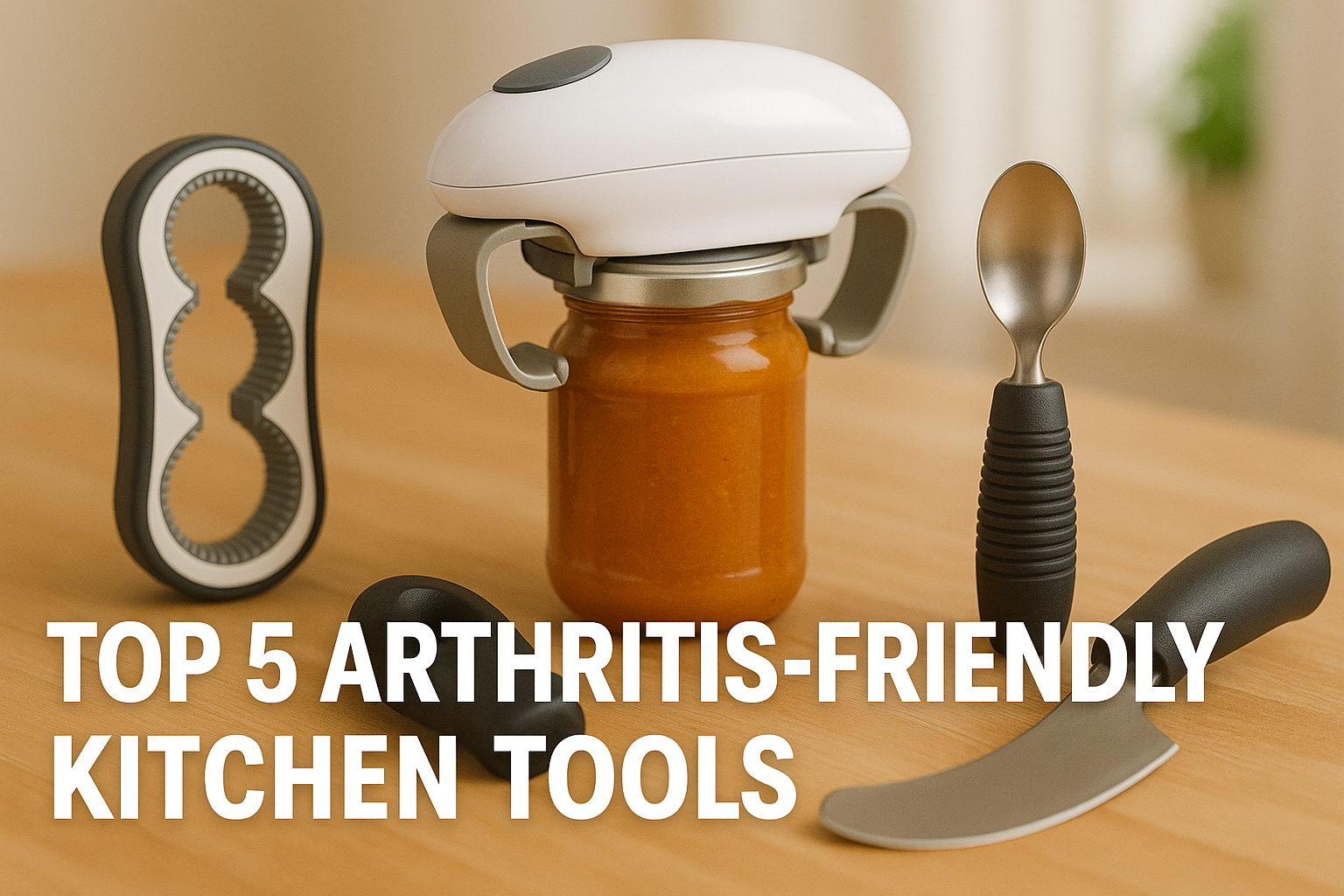 Top 5 Arthritis-Friendly Kitchen Tools - Easy Kitchen For Seniors